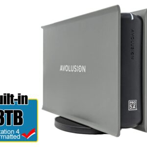 Avolusion PRO-5X Series 3TB USB 3.0 External Gaming Hard Drive Works for PS4 Original, Slim & Pro (Grey)