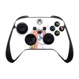 mighty skins skin compatible with xbox series x and s controller - unicorn magic | protective, durable, and unique vinyl decal wrap cover | easy to apply and change styles | made in the usa