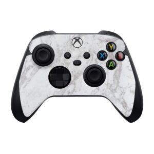 mightyskins skin compatible with xbox series x and s controller - frost marble | protective, durable, and unique vinyl decal wrap cover | easy to apply and change styles | made in the usa