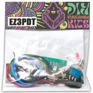 stomp wizard ez3pdt diy guitar pedal kit