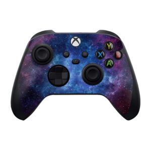 mighty skins skin compatible with xbox series x and s controller - nebula | protective, durable, and unique vinyl decal wrap cover | easy to apply, remove, and change styles | made in the usa (mixbserxscon-nebula)