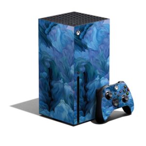 mightyskins skin compatible with xbox series x bundle - typhoon | protective, durable, and unique vinyl decal wrap cover | easy to apply, remove, and change styles | made in the usa (mixbserxcmb-typhoon)