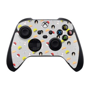 mighty skins skin compatible with xbox series x and s controller - anime fan | protective, durable, and unique vinyl decal wrap cover | easy to apply, remove, and change styles | made in the usa (mixbserxscon-anime fan)