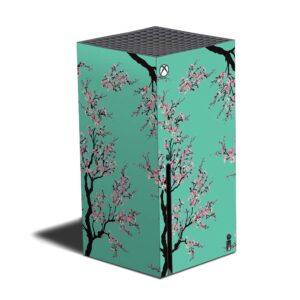 mightyskins skin compatible with xbox series x - cherry blossom tree | protective, durable, and unique vinyl decal wrap cover | easy to apply and change styles | made in the usa