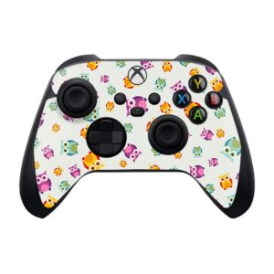 mighty skins skin compatible with xbox series x and s controller - owls | protective, durable, and unique vinyl decal wrap cover | easy to apply, remove, and change styles | made in the usa (mixbserxscon-owls)