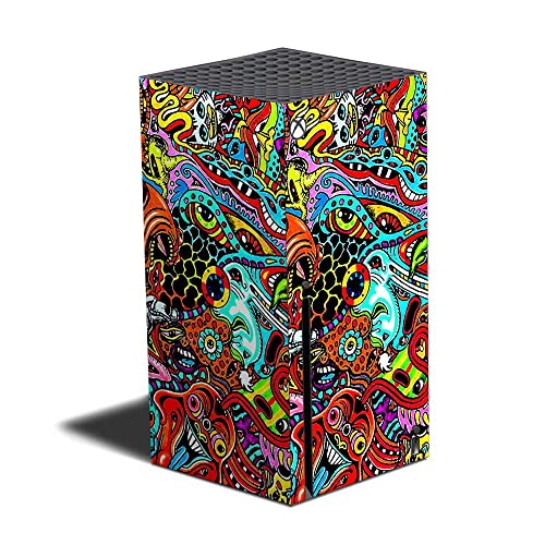 MightySkins Skin Compatible with Xbox Series X - Acid Trippy | Protective, Durable, and Unique Vinyl Decal wrap Cover | Easy to Apply and Change Styles | Made in The USA (MIXBSERX-Acid Trippy)