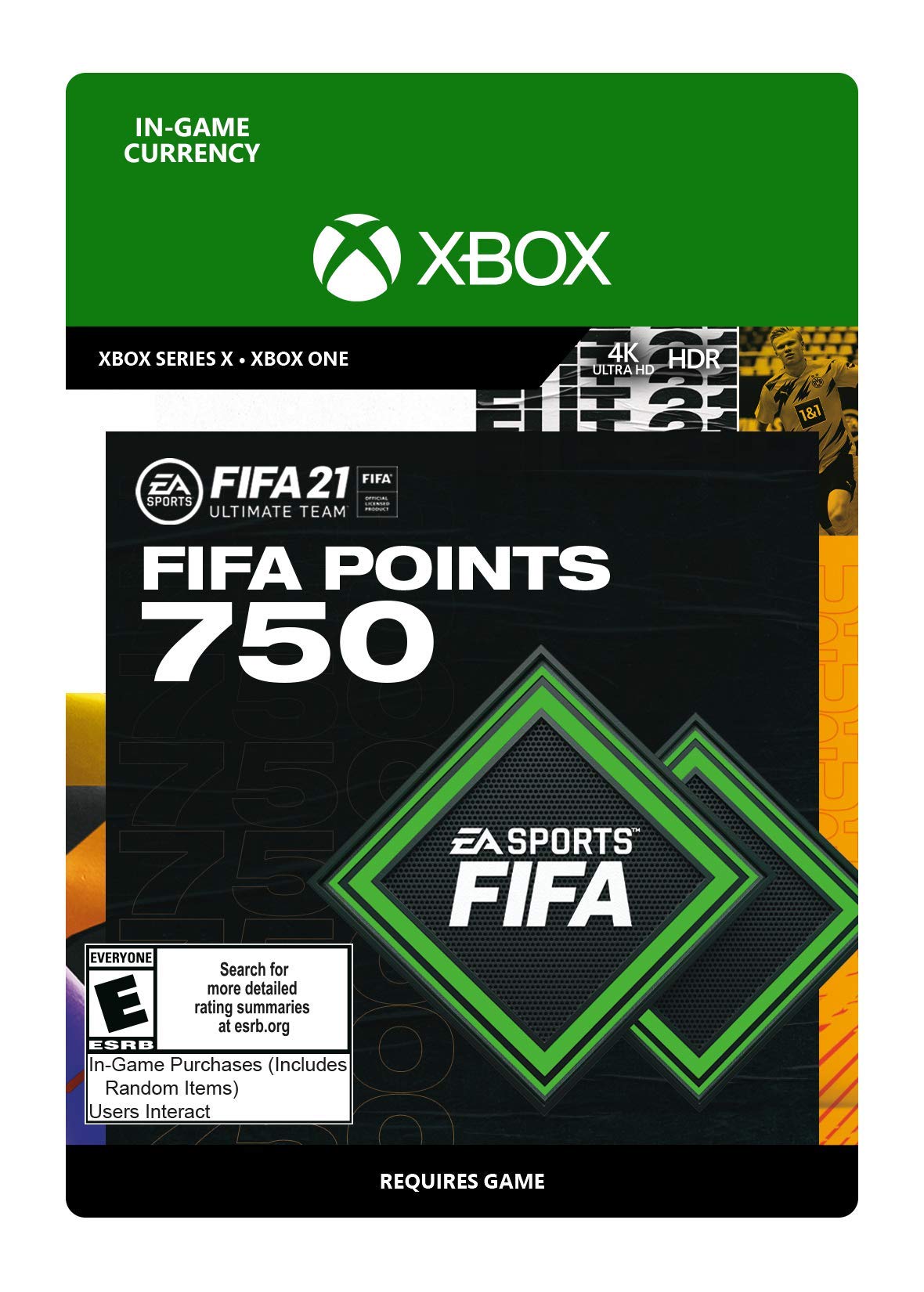 FIFA 21 Ultimate Team 750 Points - Xbox Series X [Digital Code]