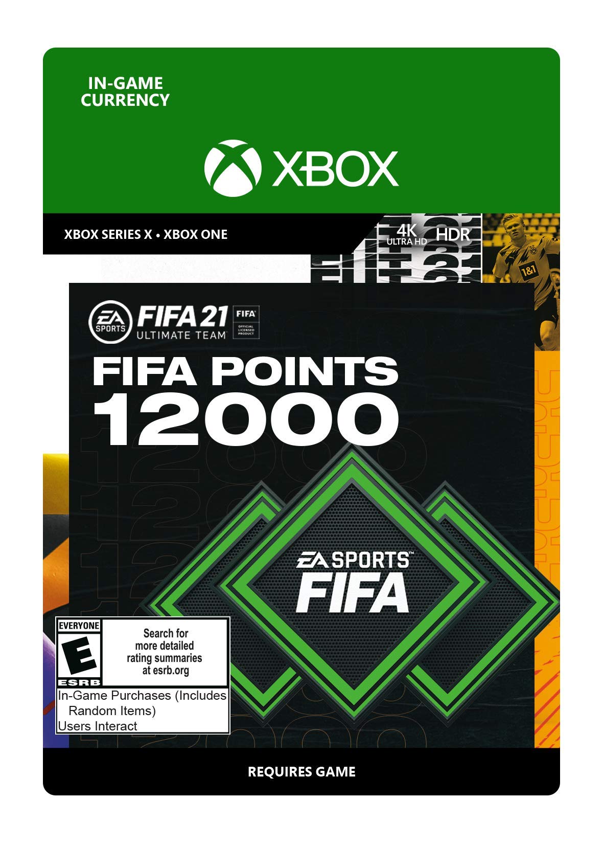 FIFA 21 Ultimate Team 12000 Points - Xbox Series X [Digital Code]