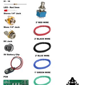 Stomp Wizard EZ3PDT DIY Guitar Pedal Kit