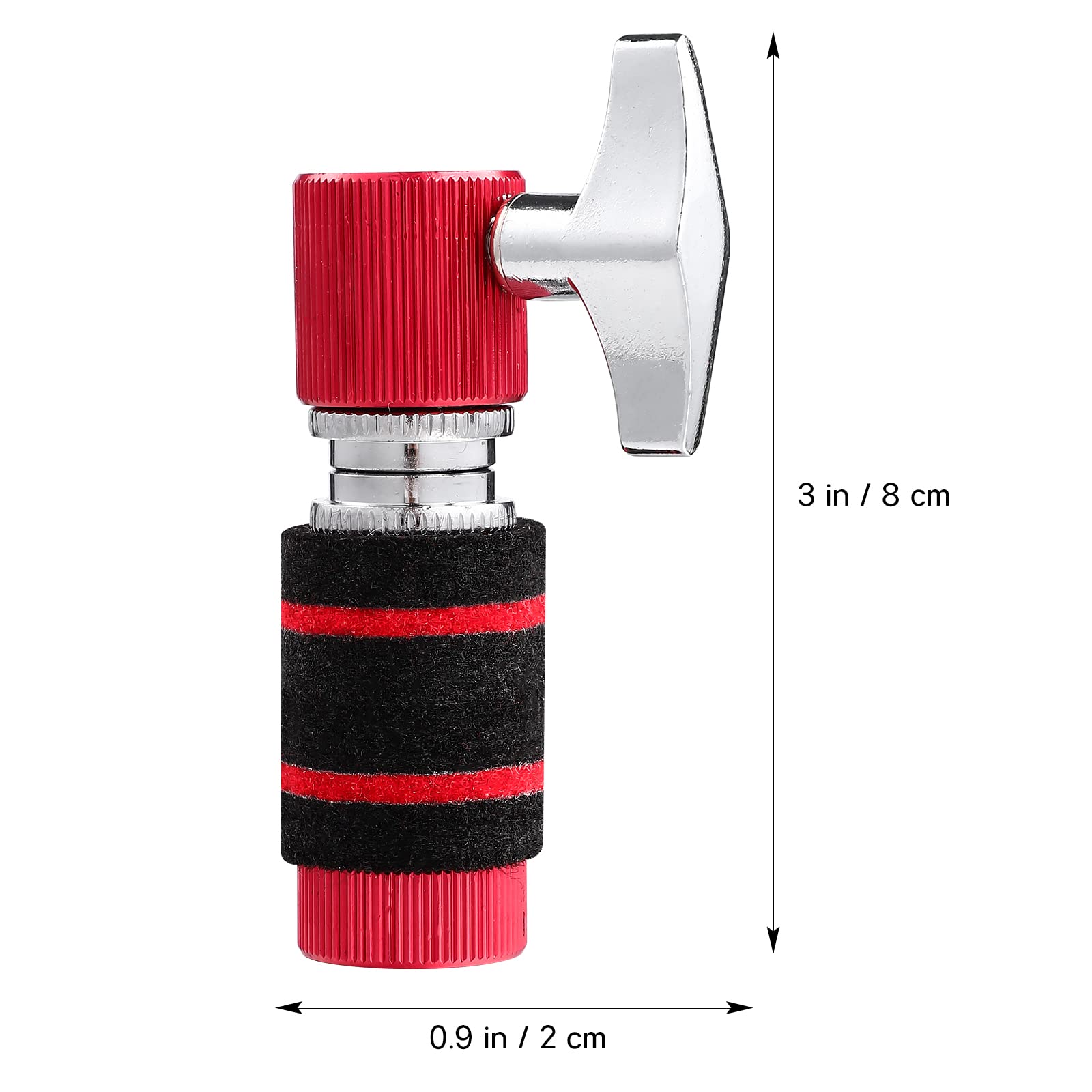 ARTIBETTER Hi Hat Clutch Quick Release Hi Hat Drop Clutch for Cymbal Jazz Drum Parts Accessories Red