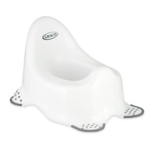 graco steady potty with anti-slip grip - white