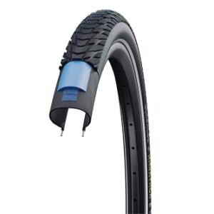 Schwalbe Marathon E-Plus, Pneumatico da Bici Unisex Adulto, Nero, Taglia Unica