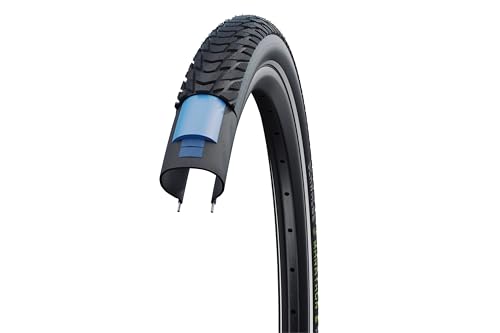 Schwalbe Marathon E-Plus, Pneumatico da Bici Unisex Adulto, Nero, Taglia Unica