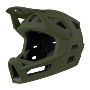 ixs unisex trigger ff mips (olive,ml)- adjustable with compatible visor 57-59cm adult helmets for men women