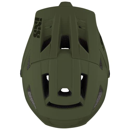 IXS Unisex Trigger FF MIPS (Olive,ML)- Adjustable with Compatible Visor 57-59cm Adult Helmets for Men Women