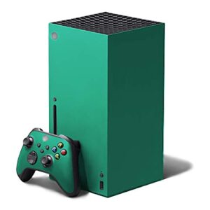 teal turquoise - vinyl decal mod skin kit by system skins - compatible with microsoft xbox series x console (xbx)