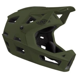 IXS Unisex Trigger FF MIPS (Olive,ML)- Adjustable with Compatible Visor 57-59cm Adult Helmets for Men Women