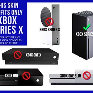 COBALT BLUE - Vinyl Decal Mod Skin Kit by System Skins - Compatible with Microsoft Xbox Series X Console (XBX)