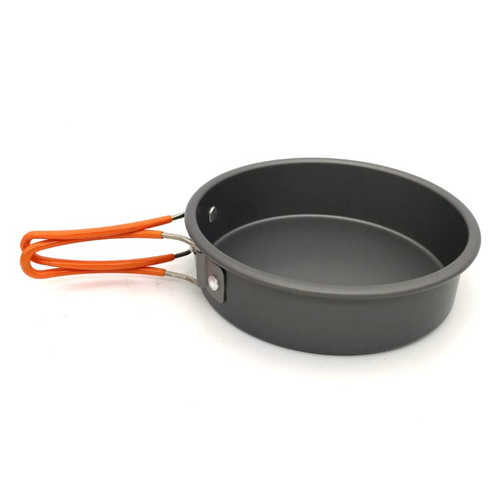 BESPORTBLE 1 Set Portable Pot Set Outdoor Cooking Tools Portable Camping Cookwares Outdoor Cookwares