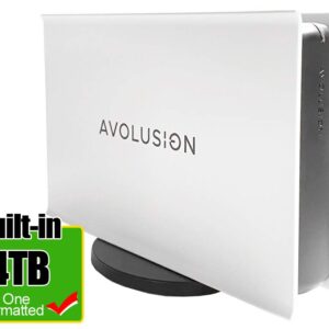 Avolusion PRO-5X Series 4TB USB 3.0 External Gaming Hard Drive for XBOX One Original, S & X (White)