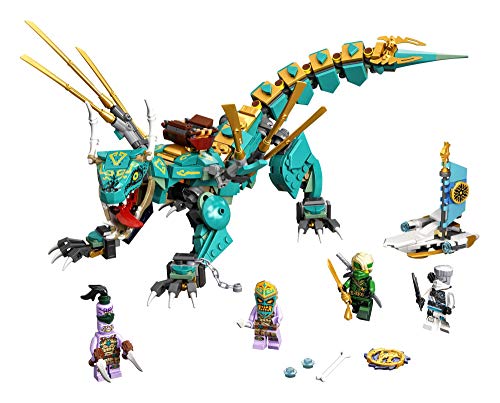 LEGO NINJAGO Jungle Dragon 71746 Building Kit; Ninja Playset Featuring Posable Dragon Toy and NINJAGO Lloyd and Zane; Cool Toy for Kids Who Love Imaginative Play, New 2021 (506 Pieces)