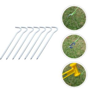 BESPORTBLE 12pcs Tent Pegs Canopy Pegs Anchor Tent Peg Large Tent Stakes Camping Stake Long Tent Stakes Camping Safety Stakes Heavy Tents Awning Rope Fixing Nails Shade Safety Pile