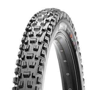 maxxis assegai bicycle tyre with folding bead 29x2.50 wide trail / 3c maxxgrip/exo+ / tubeless ready, black