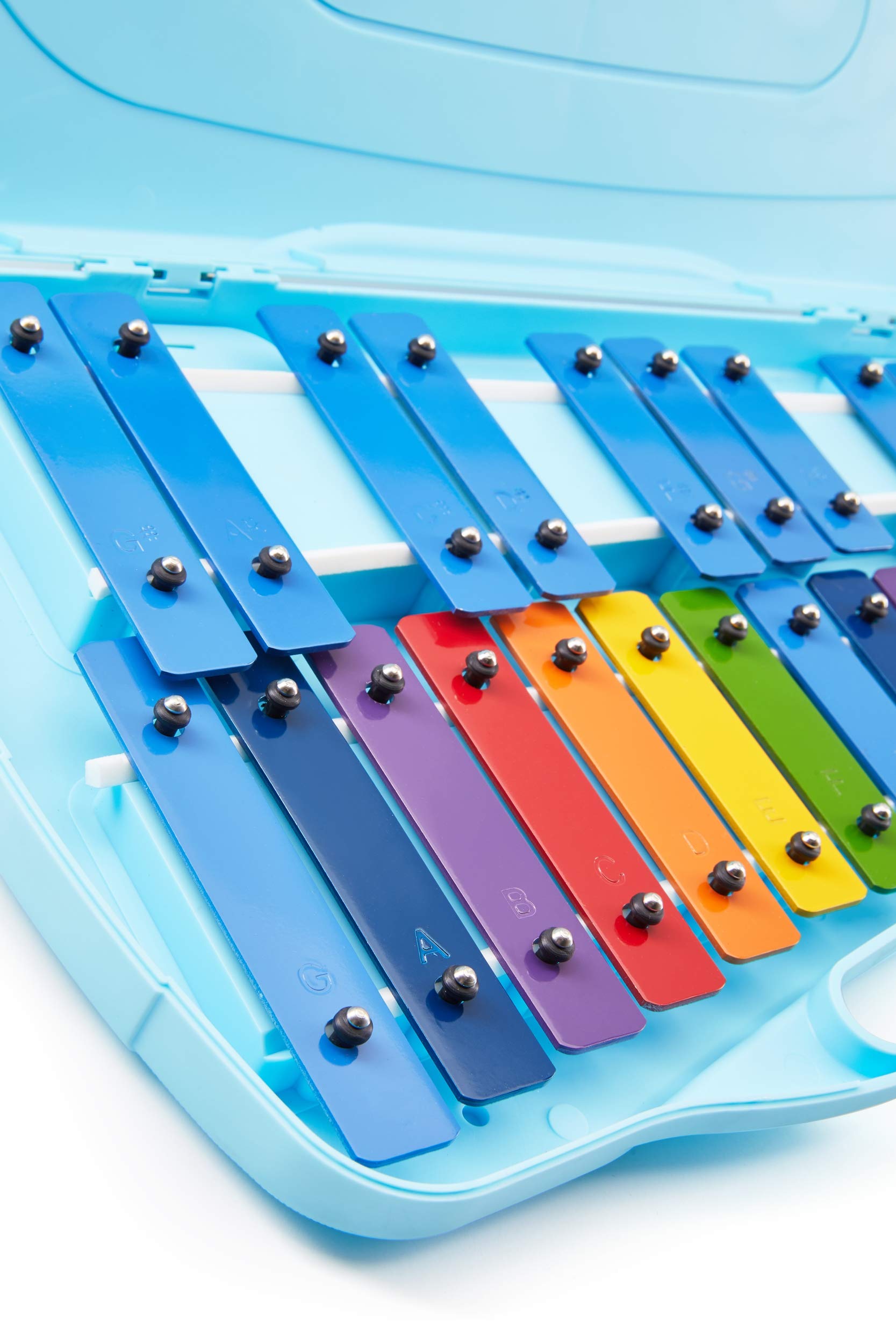 RAONZENA Professional Xylophone 25note, Glockenspiel,Xylophone for kids,Xylophone for gift,Glockenspiel that learns the basics of music (27note rainbow)