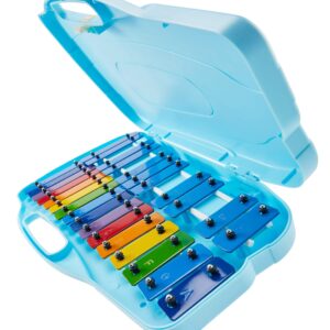 RAONZENA Professional Xylophone 25note, Glockenspiel,Xylophone for kids,Xylophone for gift,Glockenspiel that learns the basics of music (27note rainbow)