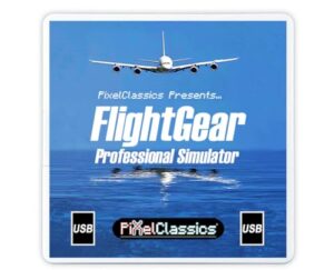 flightgear flight simulator 2023 x flight sim plane & helicopter professional simulator usb including 600 aircraft & 20,000 real world airports compatible with microsoft windows 11 10 8.1 8 7 vista pc