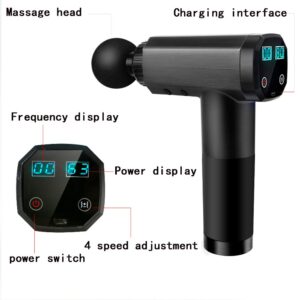 Massage Gun Deep Tissue Massager - Percussion Massage Gun Massager Gun Muscle Massage Gun Deep Tissue Massage Gun High Intensity Vibration Massage Device for Pain Relief Deep Muscle Relaxatio