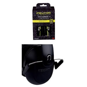 peltor 3m sport shotgunner ii low-profile hearing protector + 3m sport kids hearing protection