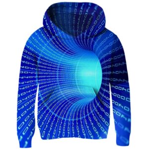 idgreatim boys girls 3d graphic pullover cool optical illusion sweatshirt hoody casual sport hoodie for fall winter spring 14-16t