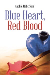 blue heart, red blood