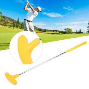 Junior Putter, Mini Two Way Putter 27Inch Soft Rubber Head Putter for Children Indoor Playing Training (Yellow)