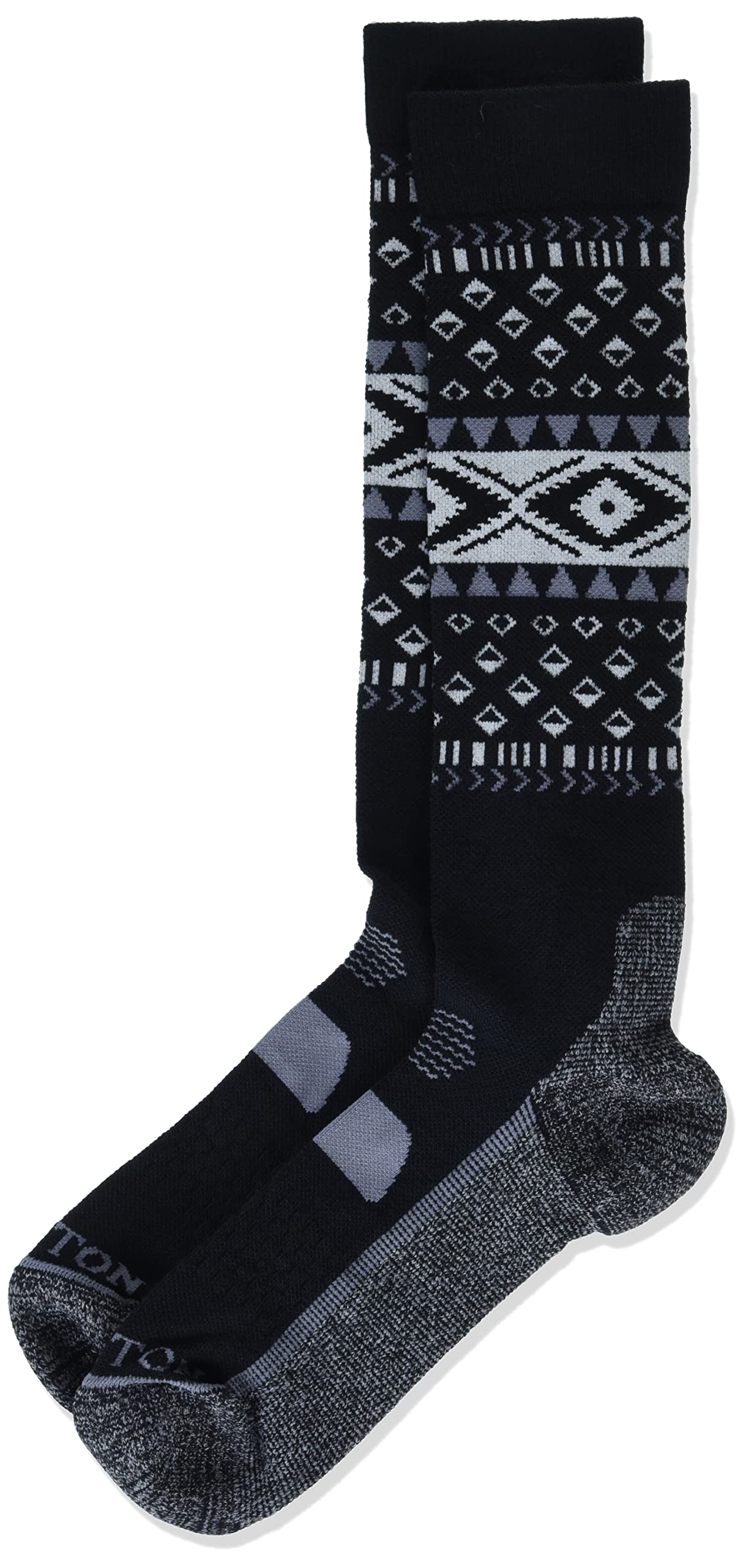 Burton Women's Performance Lightweight Sock, True Black, MediumLarge (212191)