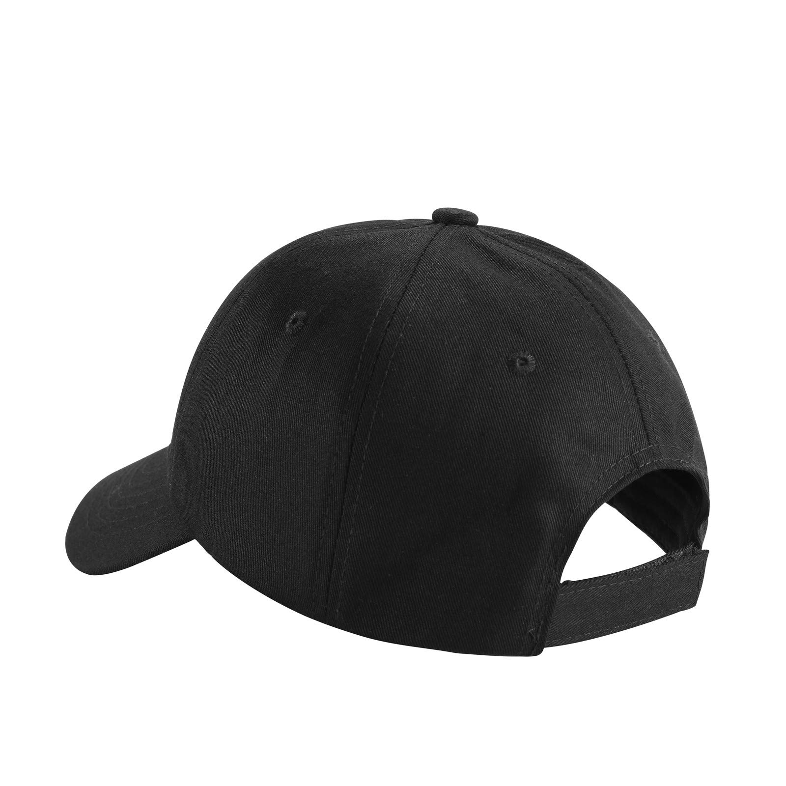 Axowr Embroidered Cotton Men Women Hat Baseball Hat (Black)