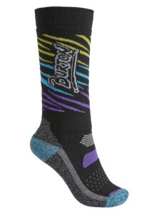 burton kids' performance midweight winter snowboard socks (us, alpha, small, medium, regular, safari)