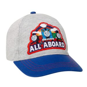 nickelodeon boys’ thomas & friends baseball cap – thomas the tank engine hat, size ages 2t-4t, thomas grey