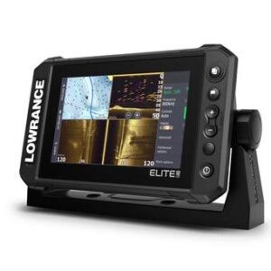 Lowrance Elite FS 7 Fish Finder with Active Imaging 3-in-1 Transducer, Preloaded C-MAP Contour+ Charts