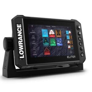 Lowrance Elite FS 7 Fish Finder with Active Imaging 3-in-1 Transducer, Preloaded C-MAP Contour+ Charts