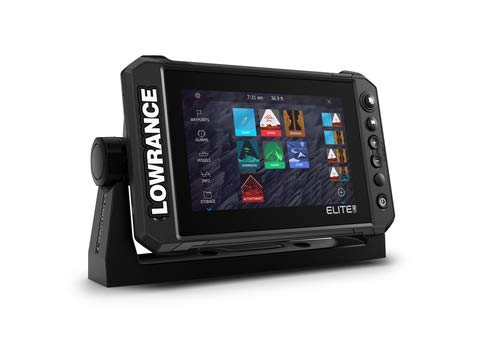 Lowrance Elite FS 7 Fish Finder with Active Imaging 3-in-1 Transducer, Preloaded C-MAP Contour+ Charts