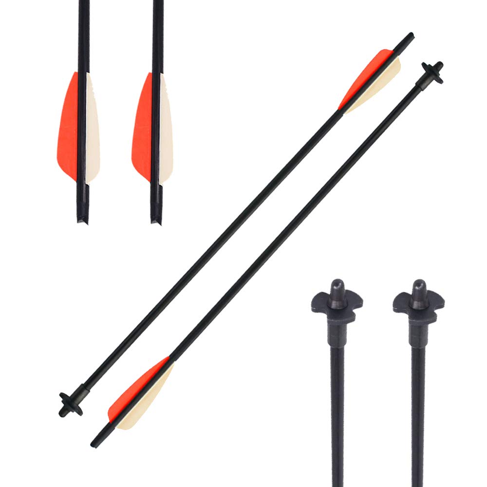 XIXILI 4 Pack Archery Crossbow Release Bolt Fiberglass Arrows Crossbow Decocking Bolt Decocking System (2 Pack)