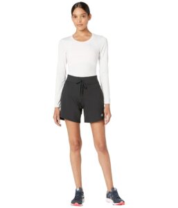 new balance women's impact run 7 inch short, black, small