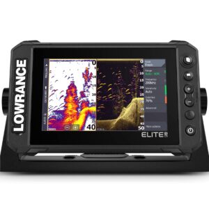 Lowrance Elite FS 7 Fish Finder with Active Imaging 3-in-1 Transducer, Preloaded C-MAP Contour+ Charts