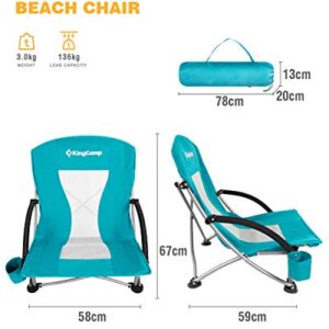 KingCamp KC3841_Cyan Camping Chair, One Size