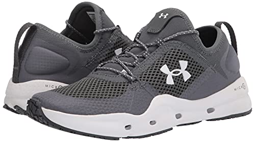 Under Armour Women's Micro G Kilchis, Pitch Gray (100)/White, 8 M US