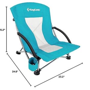 KingCamp KC3841_Cyan Camping Chair, One Size