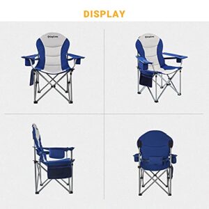 KingCamp KC3888_Navy/Grey Camping Chair, One Size