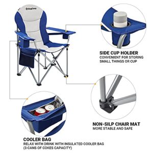 KingCamp KC3888_Navy/Grey Camping Chair, One Size